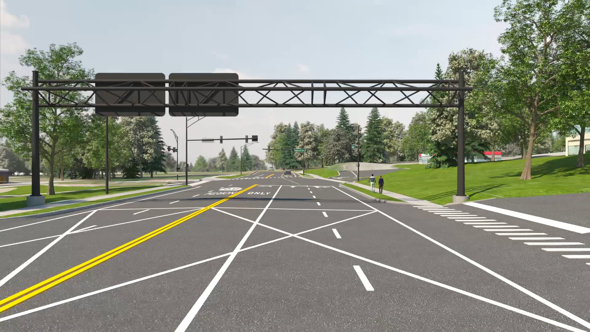Traffic Simulations and Detours - Driving simulation exiting I-89 onto US 2 West / 7 North via ...