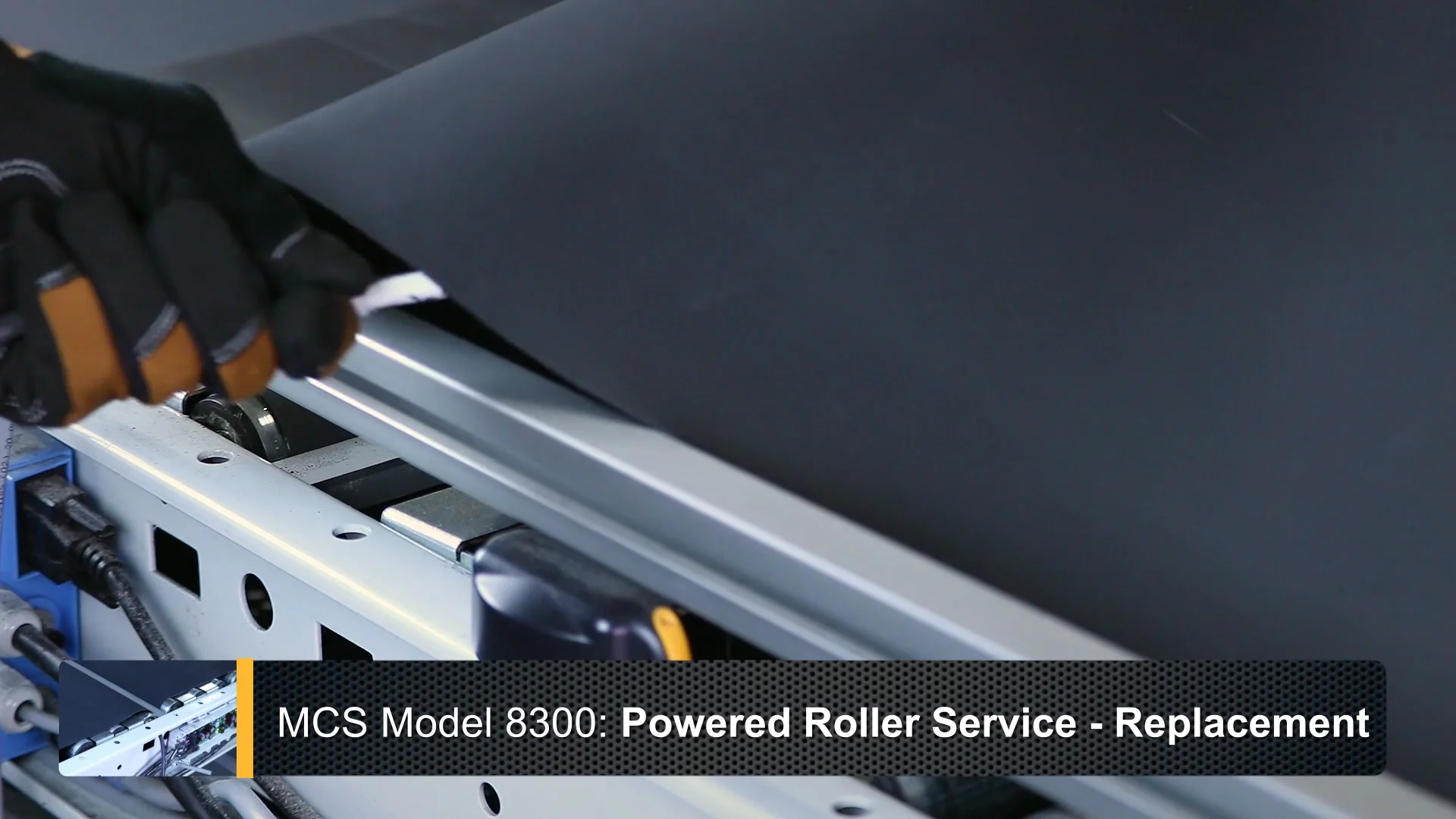 HowTo- Segmented Belt on Roller Conveyor: Powered Roller Replacement (4 ...