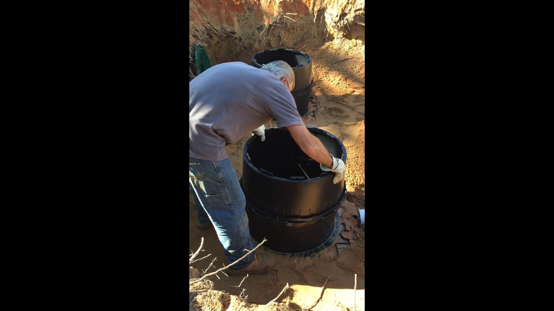 Installation of Infiltrator Snap Riser on Vimeo