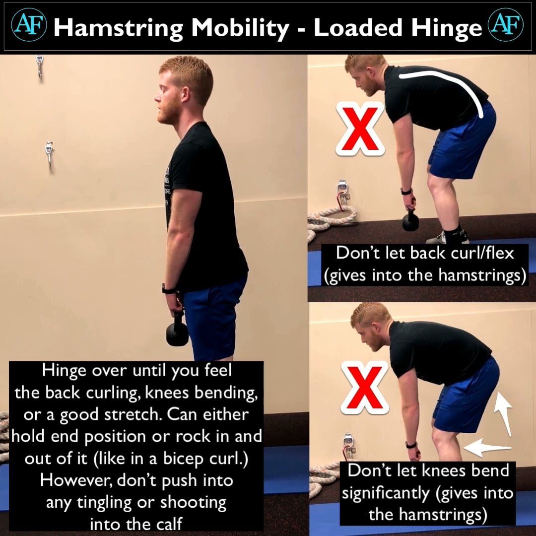 Hamstring Stretch: Loaded Hinge. KMob on Vimeo