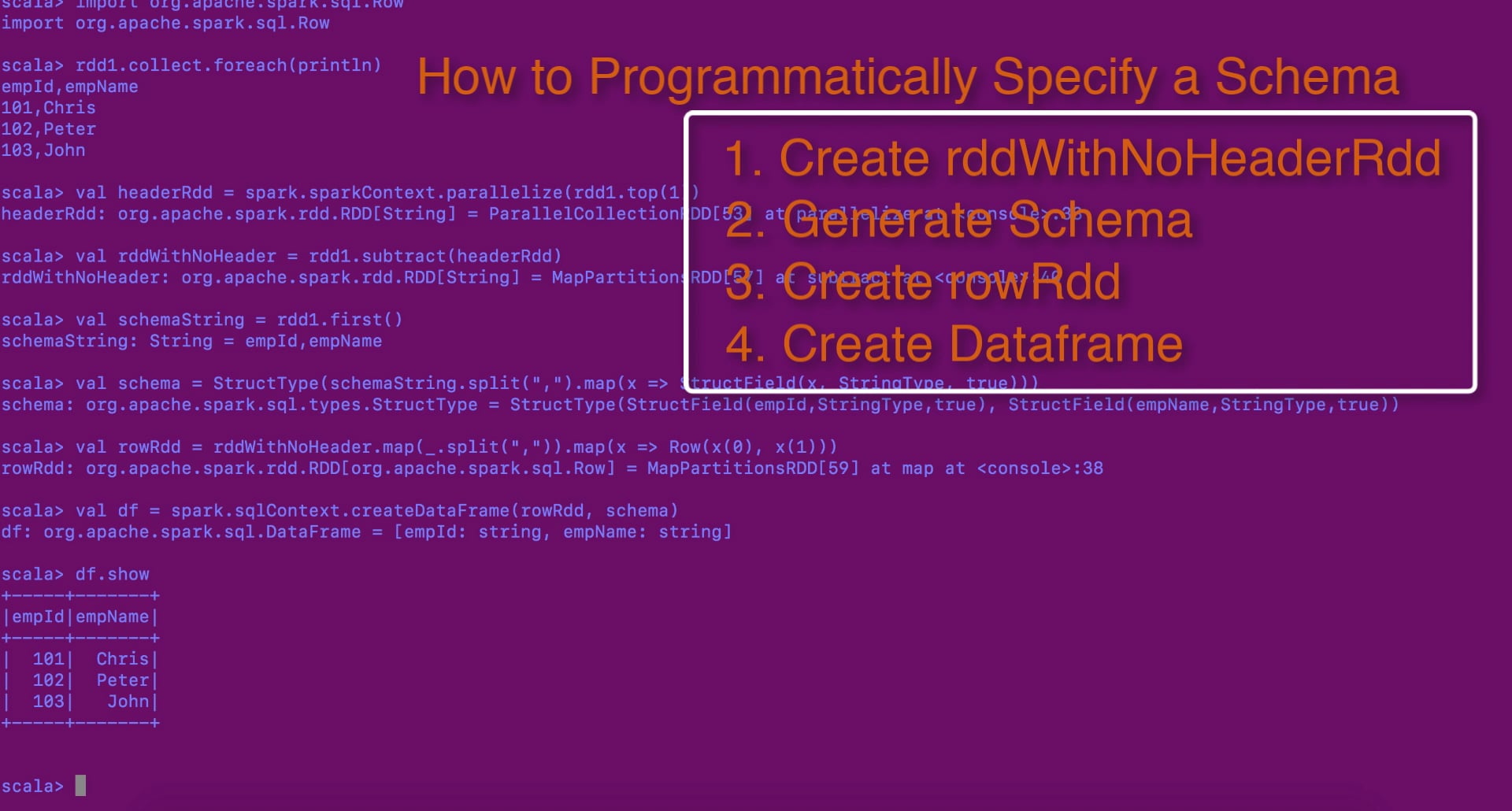 How to Programmatically Specify a Schema on Vimeo