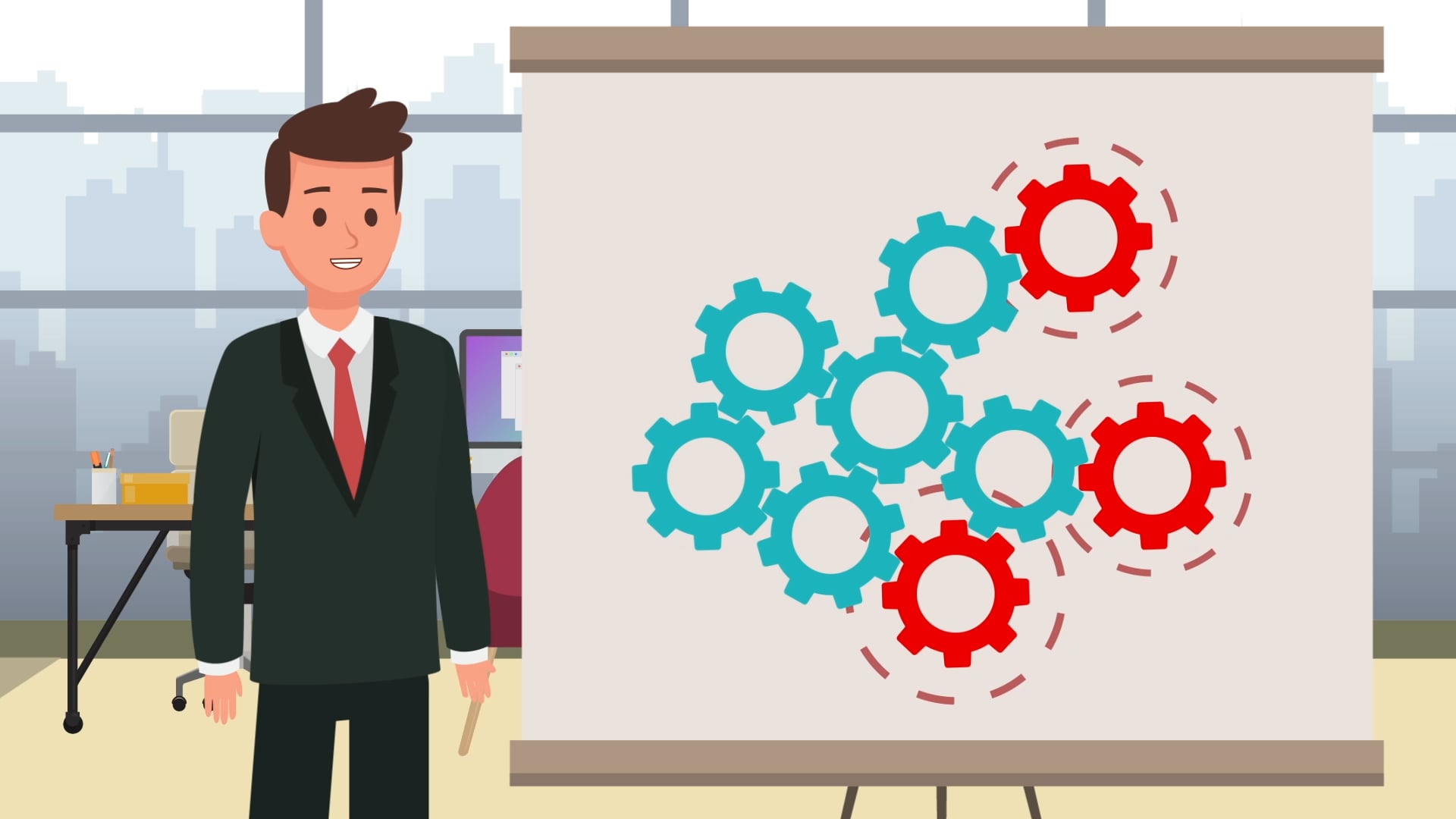 SANTANDER corporate animation on Vimeo
