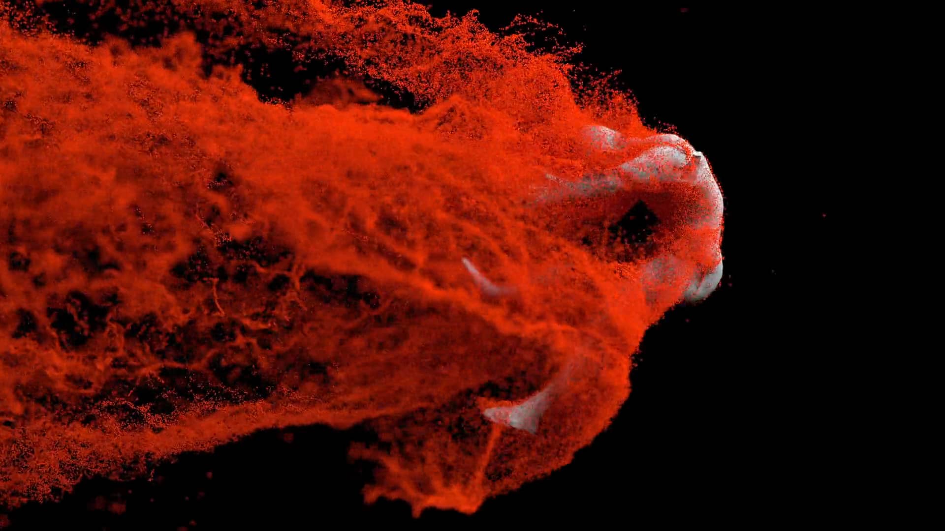 A man falling through a fluid on Vimeo