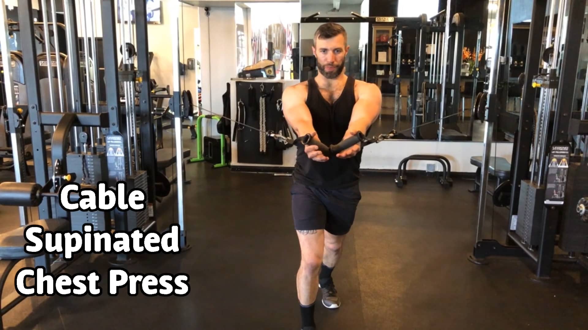Cable Supine Chest Press on Vimeo