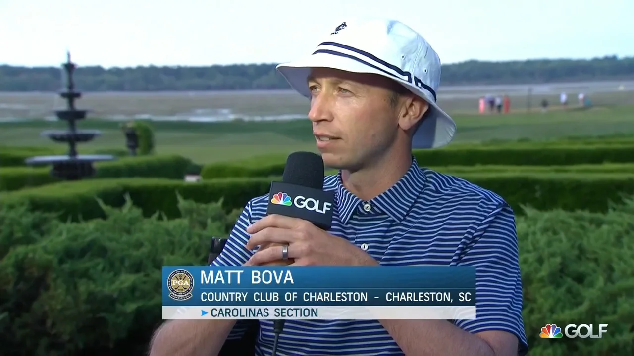 Matt Bova with Scott Walker, Rd. 1 of 2019 PGA Professional ...