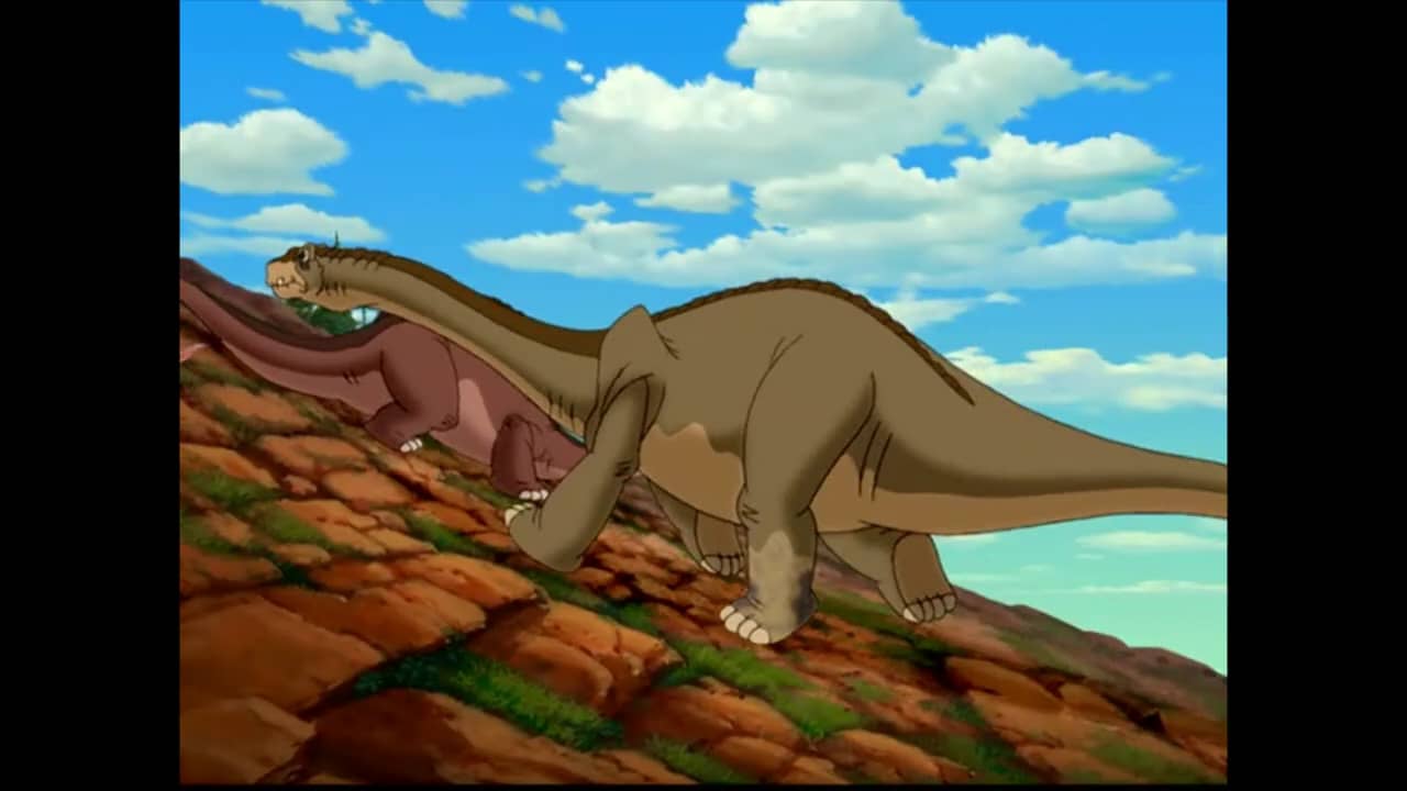 The Land Before Time 10 The Great Longneck Migration Sharptooth Attack ...