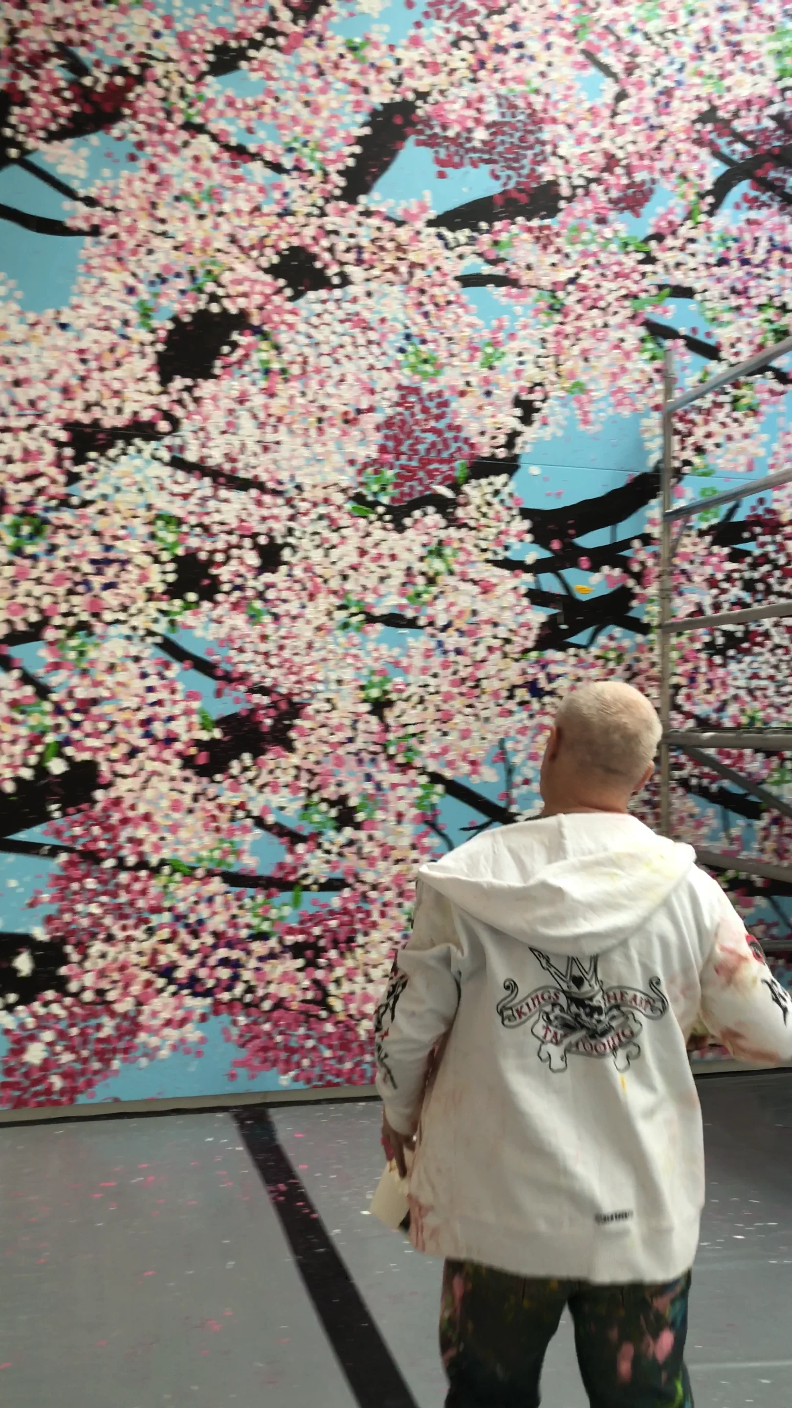 Exclusive: Damien Hirst channels Jackson Pollock for latest works on Vimeo