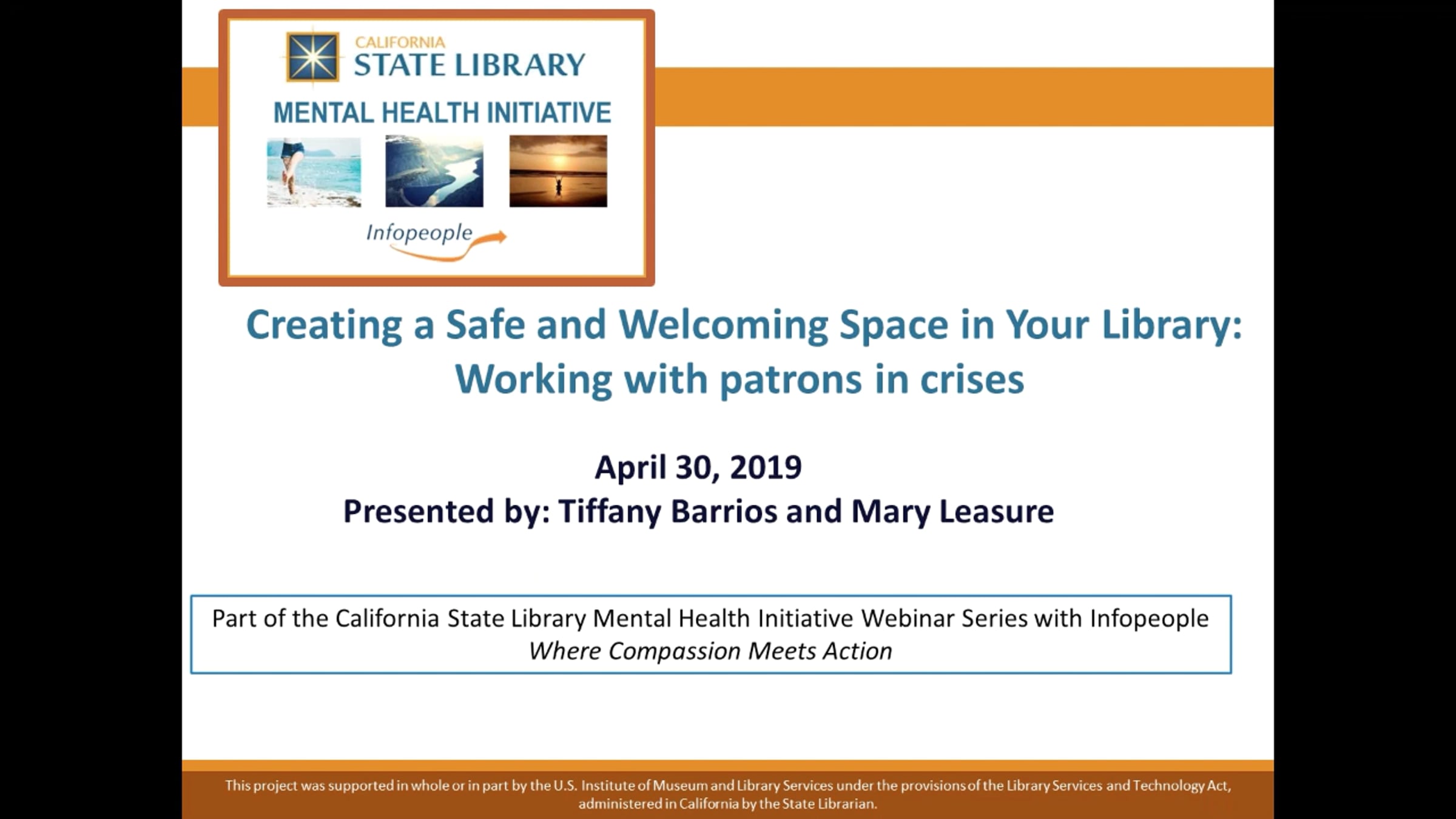 Creating a Safe and Welcoming Space in Your Library: Working with ...