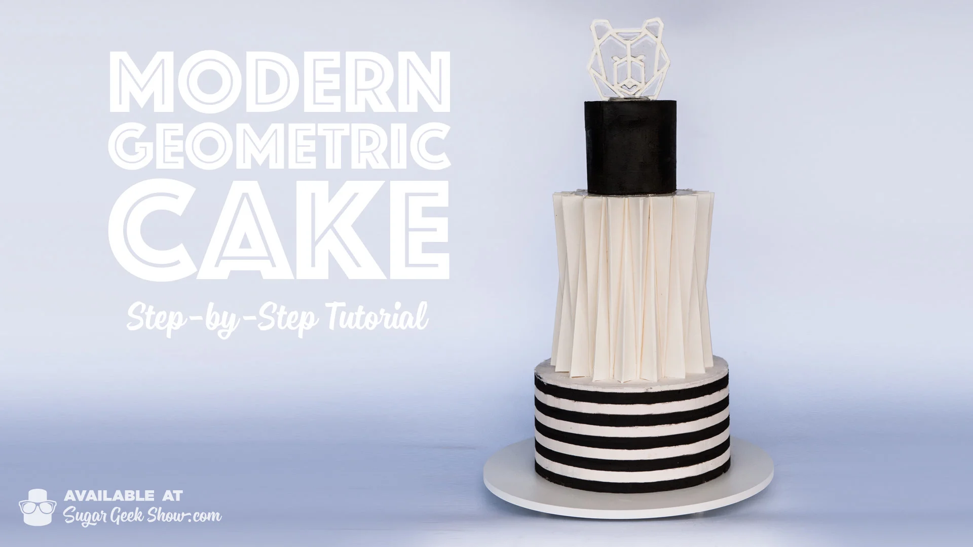 Watch Modern Geometric Cake Tutorial Online | Vimeo On Demand on Vimeo
