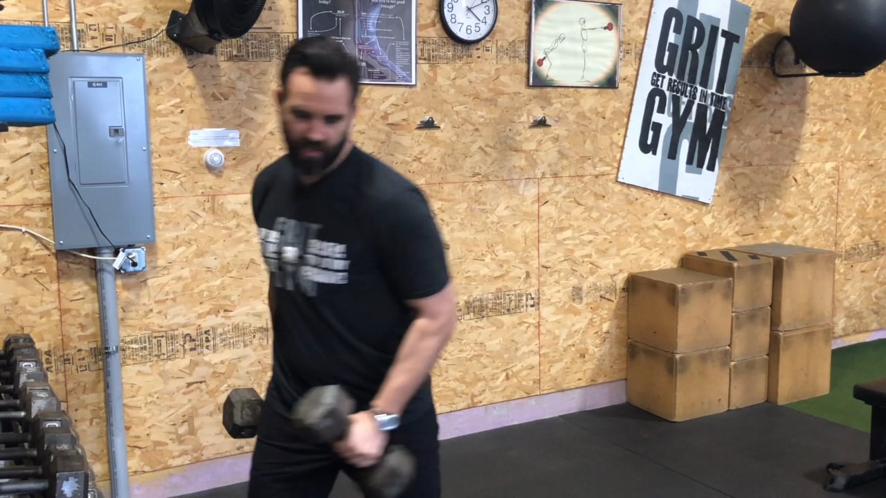 2 Dumbbell Split Stance Plus RDL With Title on Vimeo
