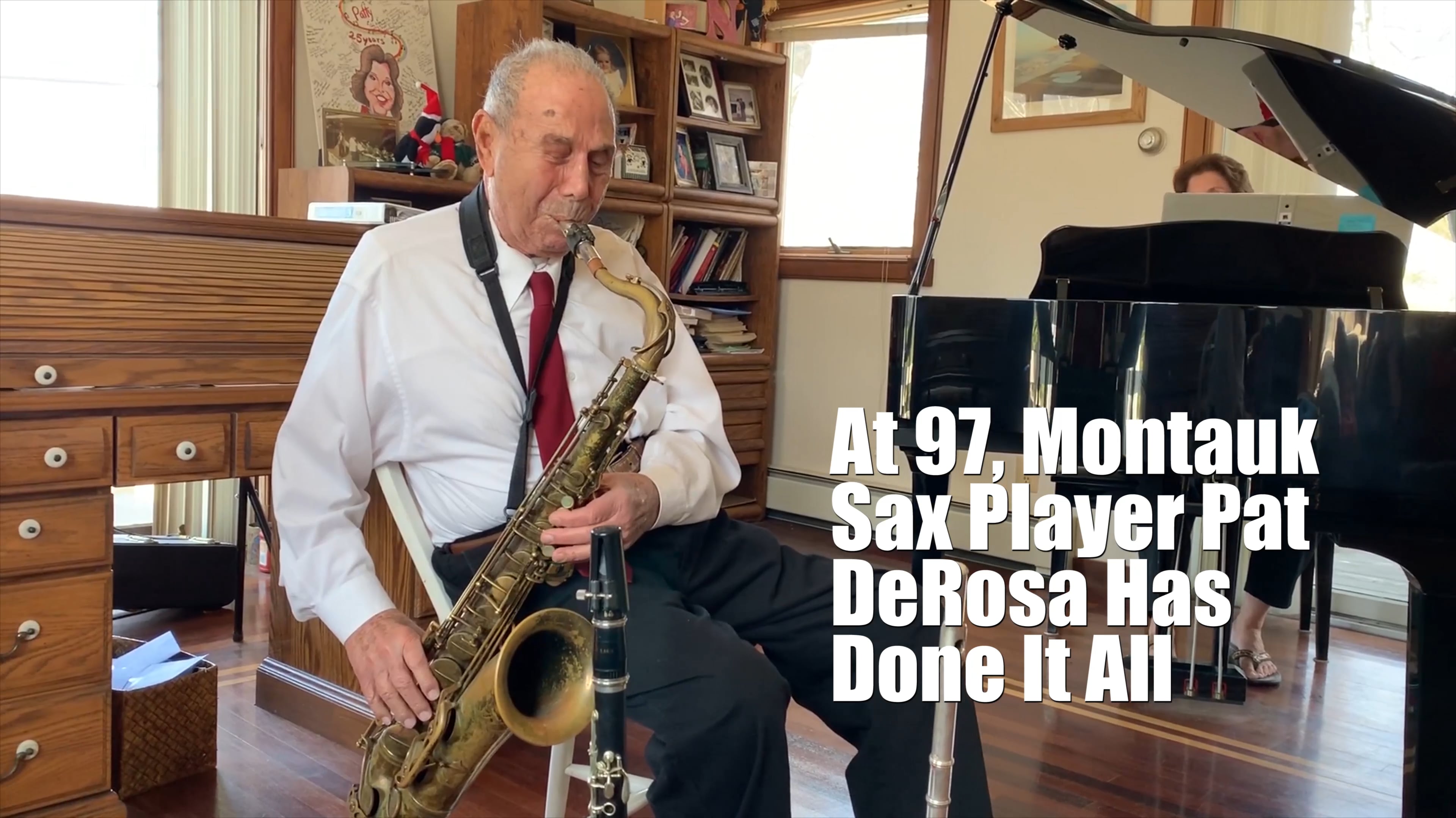 At 97, Sax Player Pat DeRosa Has Done It All on Vimeo