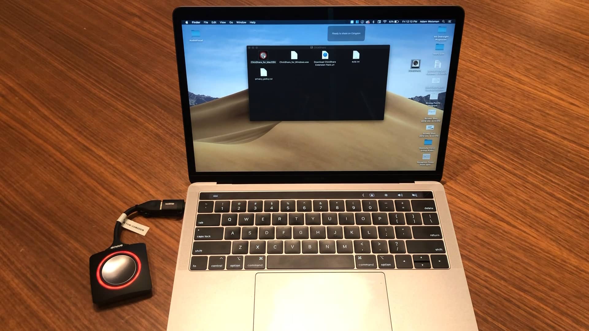 Connecting ClickShare to Mac on Vimeo
