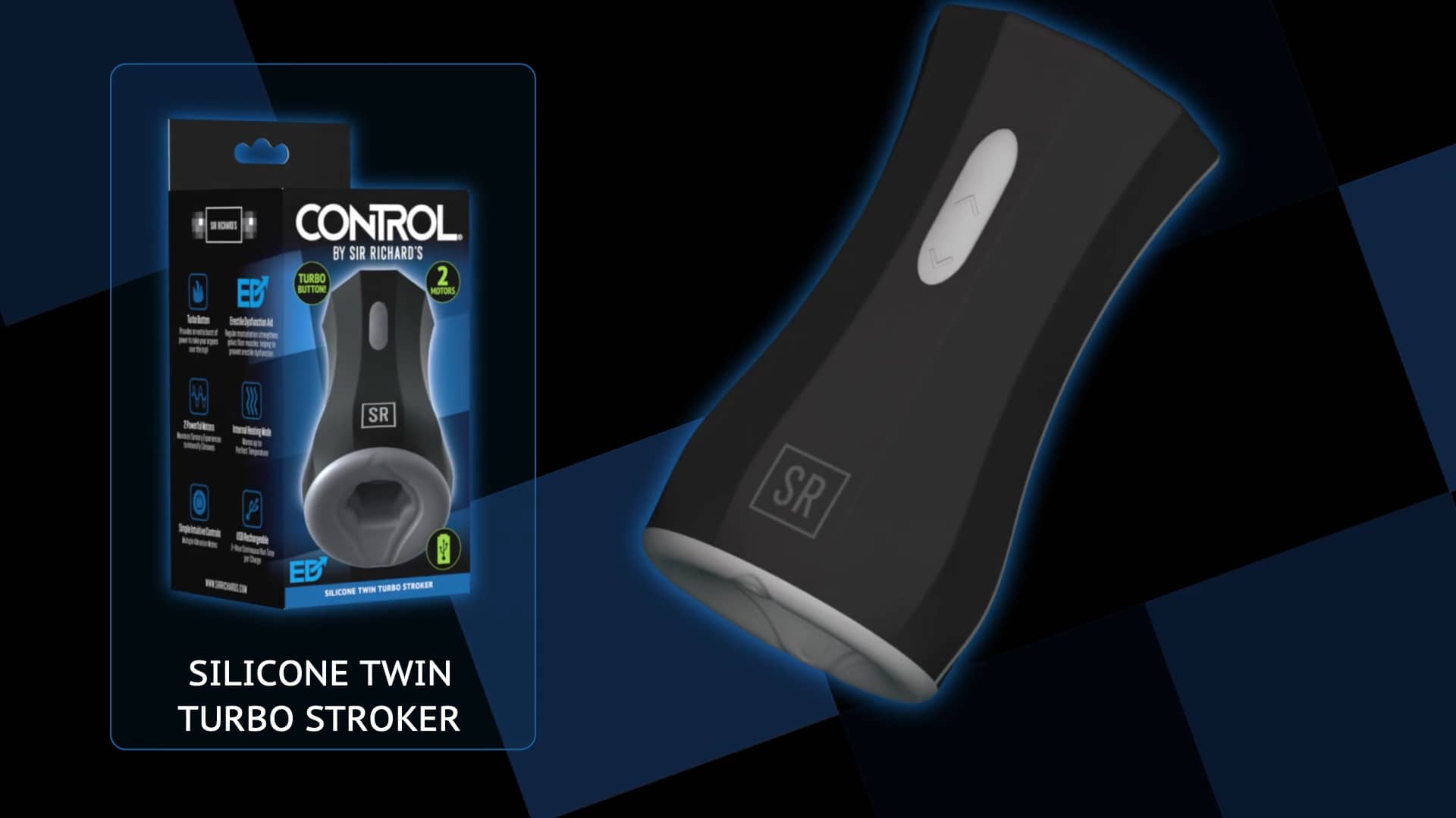 Sr1067 Sir Richards Control Silicone Twin Turbo Stroker On Vimeo