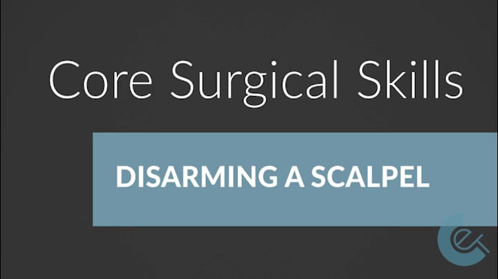 Using Surgical Tools - Disarming a Scalpel on Vimeo