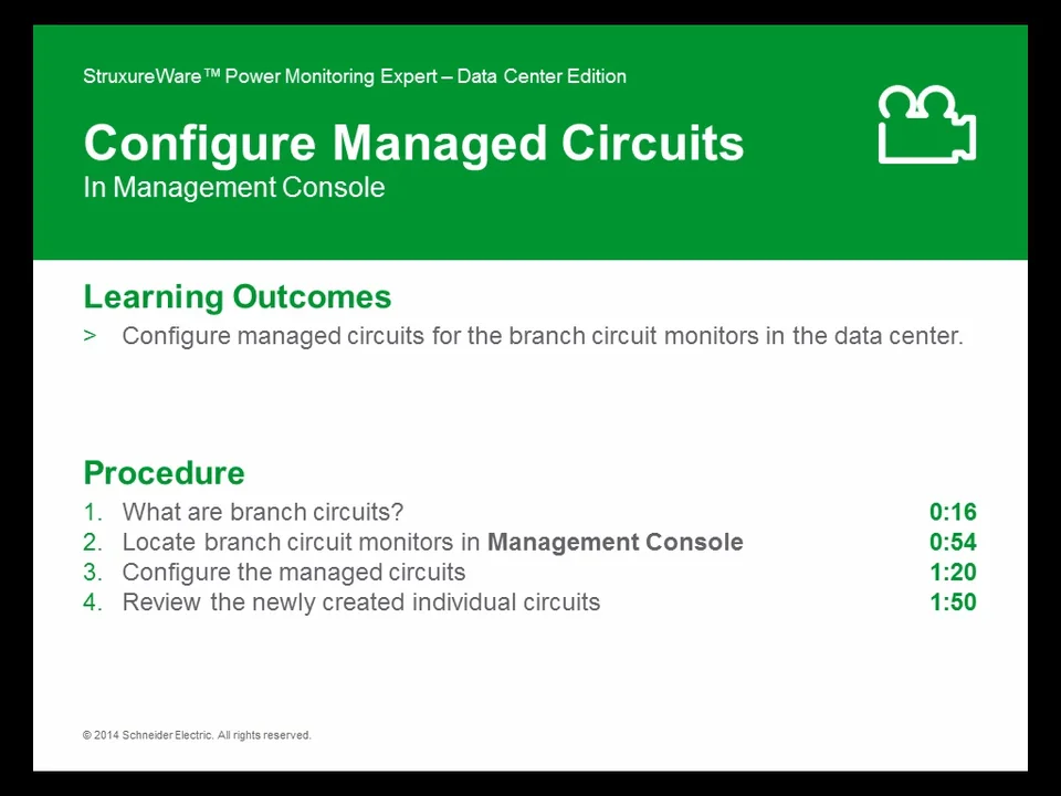 Video: Configure Managed Circuits - Schneider Electric Community