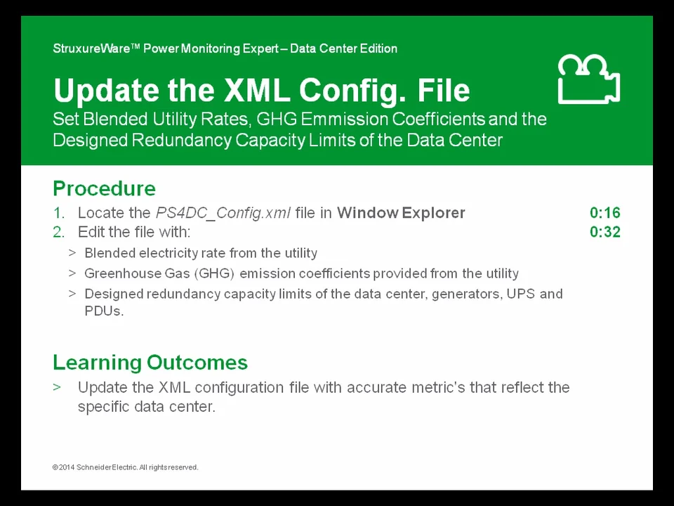 Video: Update the XML Configuration File - Schneider Electric Community