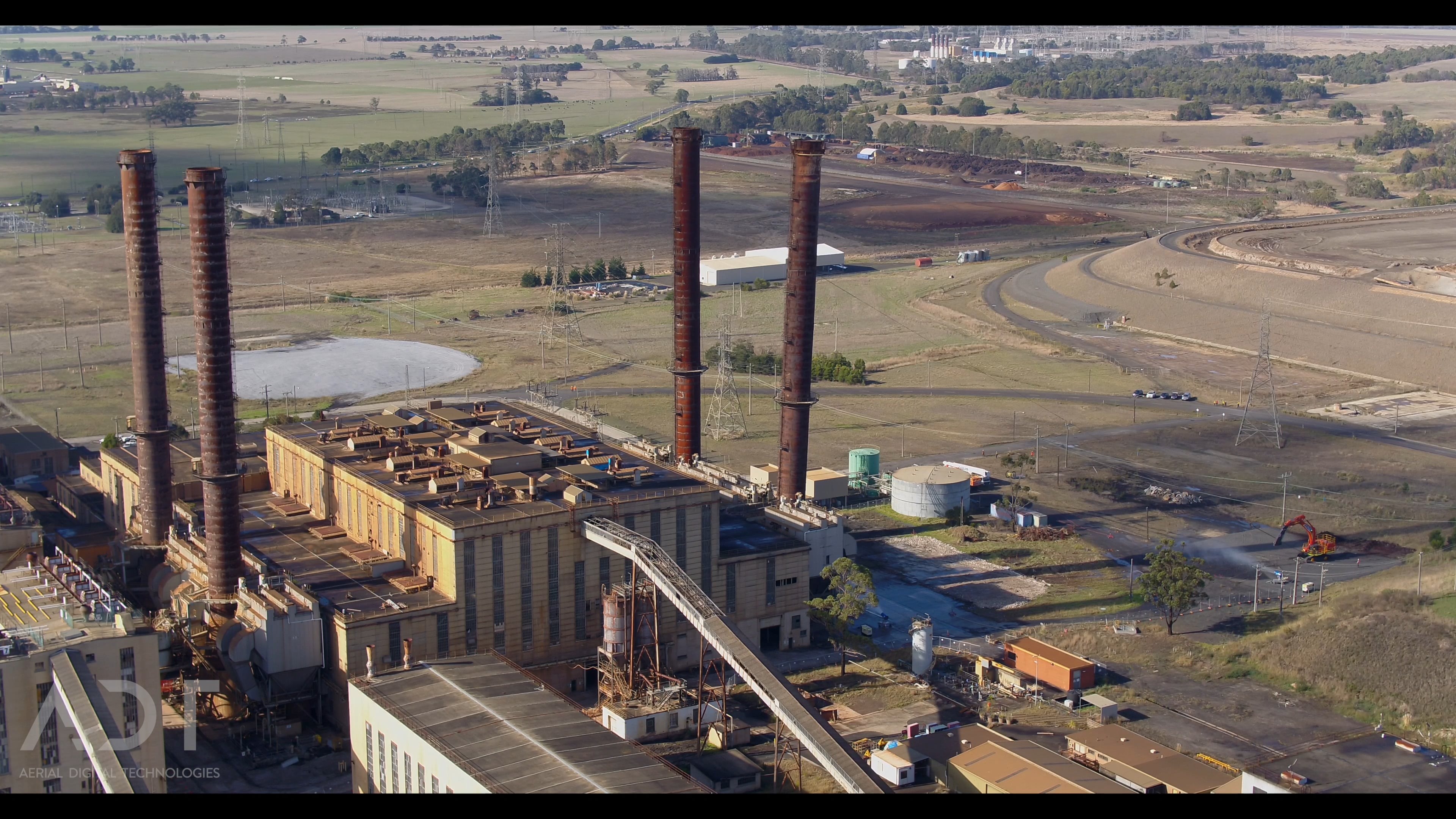Morwell Power Station - 2 Chimney Stack Collapse on Vimeo