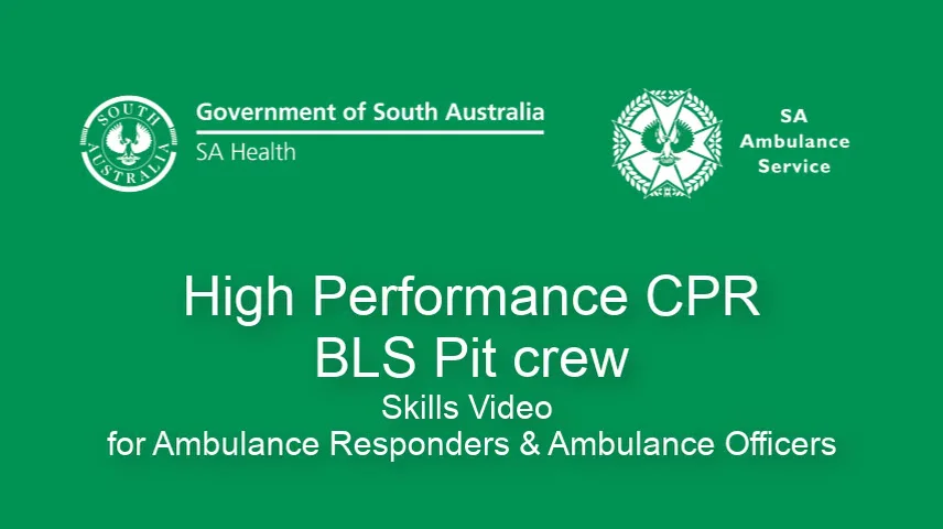 AR/AO -"Pit Crew" High Performance CPR (Adult)