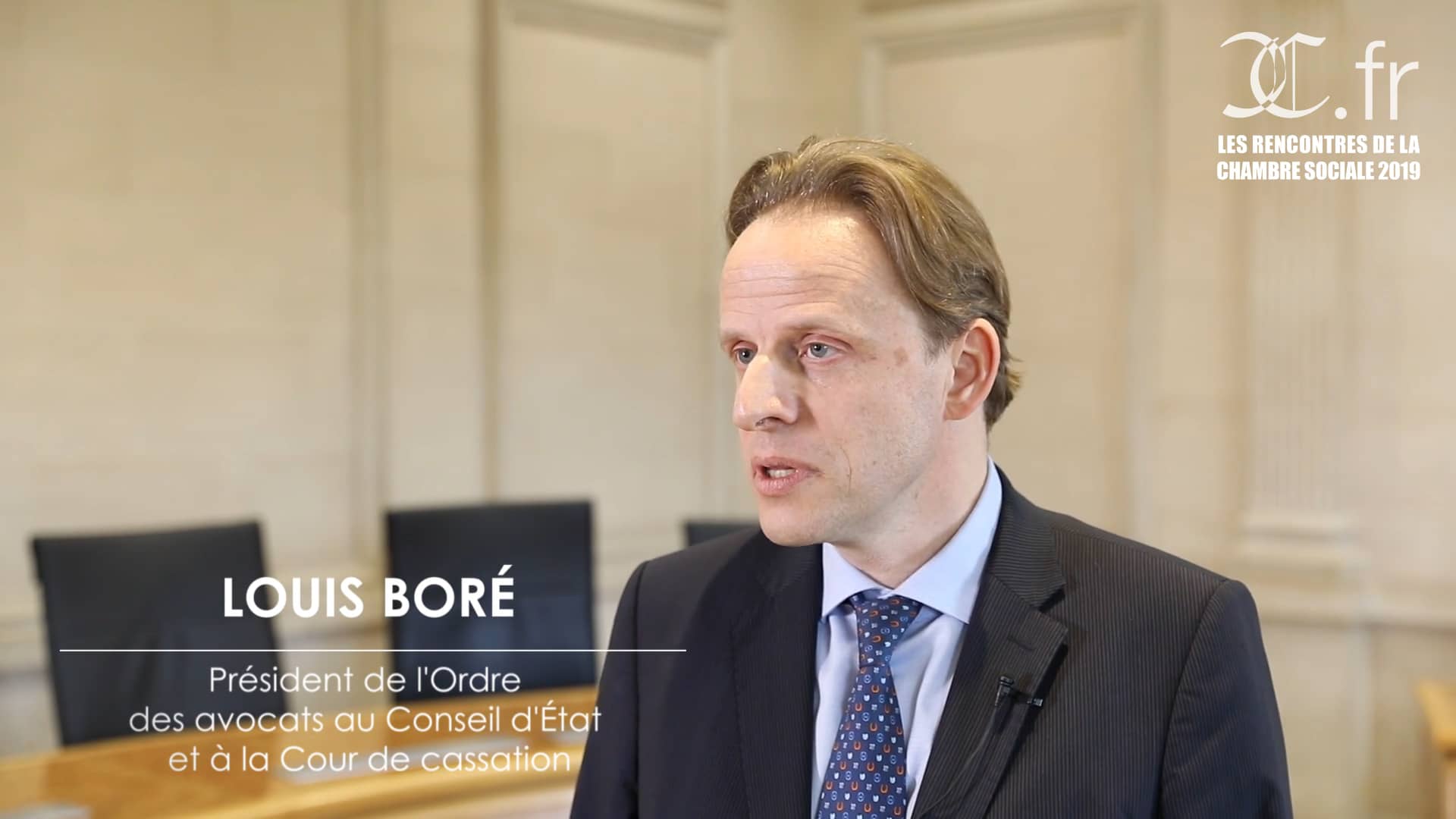 Rencontres de la chambre sociale 2019 - Entretien avec Louis Boré on Vimeo