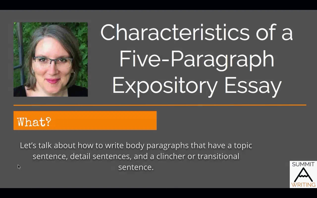 Expository Essay - Body Paragraphs on Vimeo