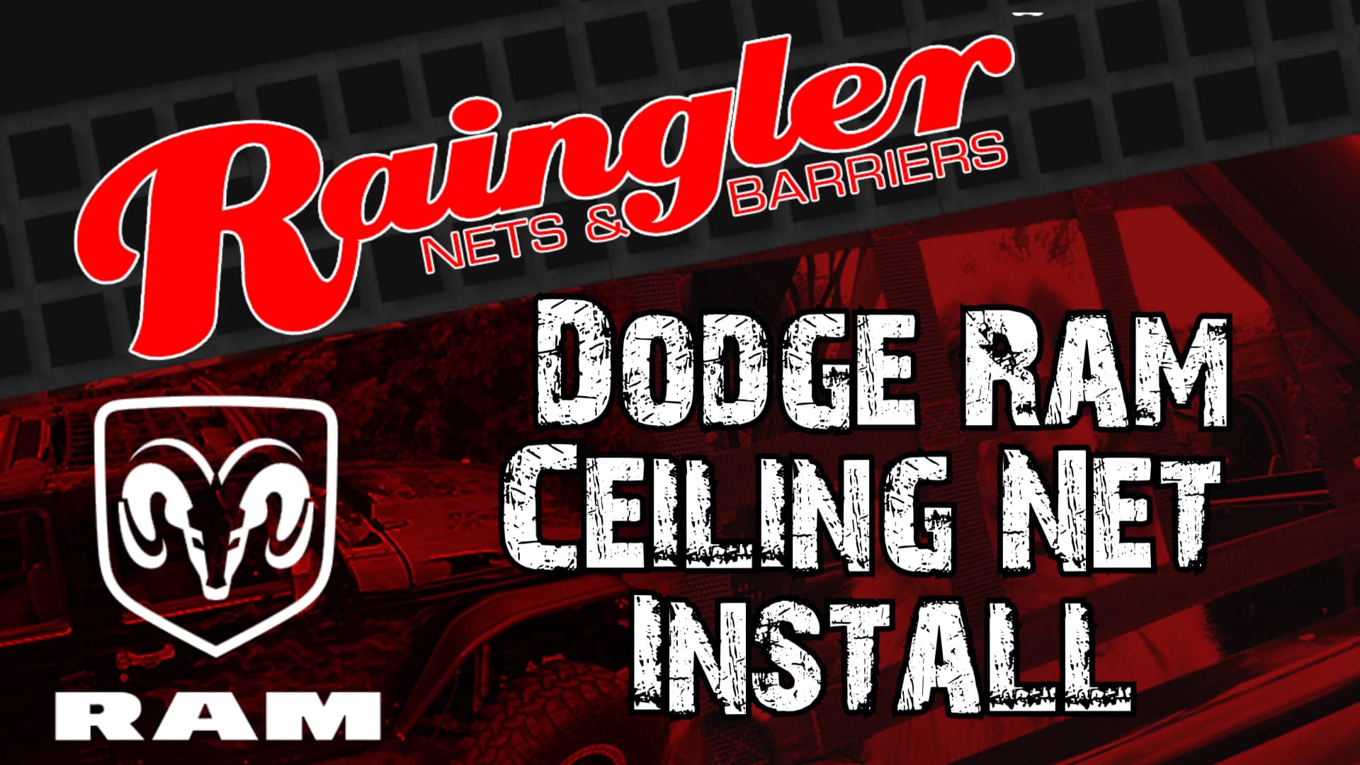 2002 - Newer RAM 1500/2500/3500/4500/5500 Crew Cab Ceiling Attic Net on ...