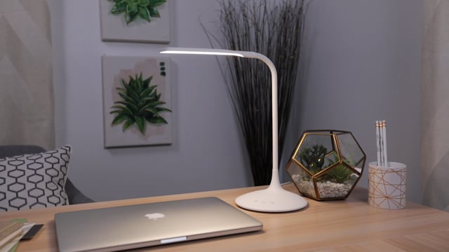 Modern Battery Desk Lamp, White | BLACK+DECKER