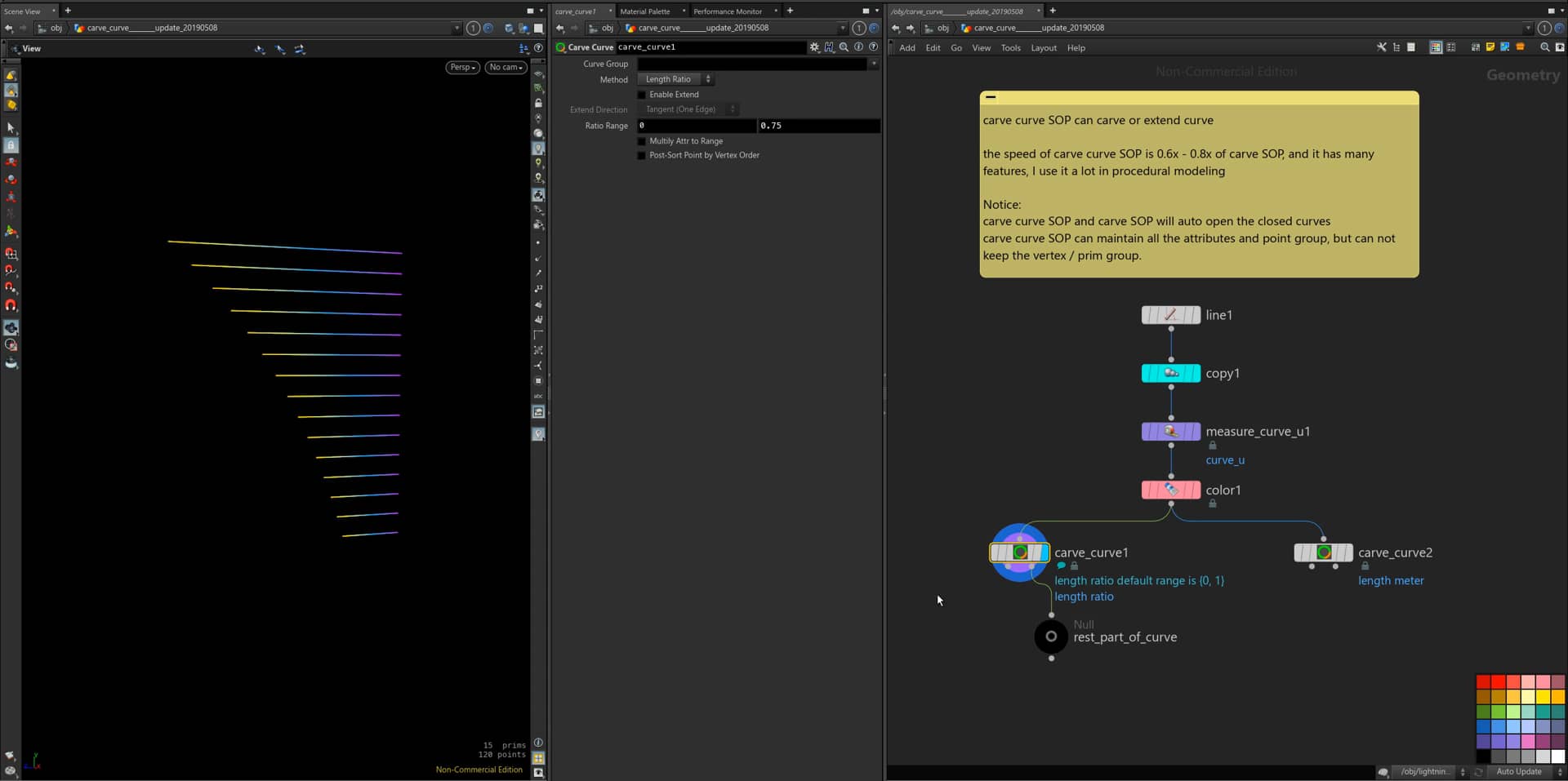 Carve Curve V2 in Houdini (+hda) on Vimeo