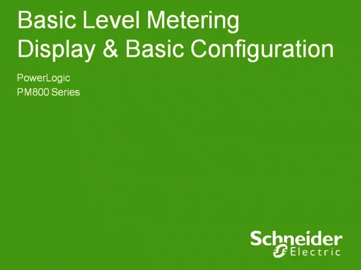 Video: Technical Overview - PM800 series - Display & Basic ...