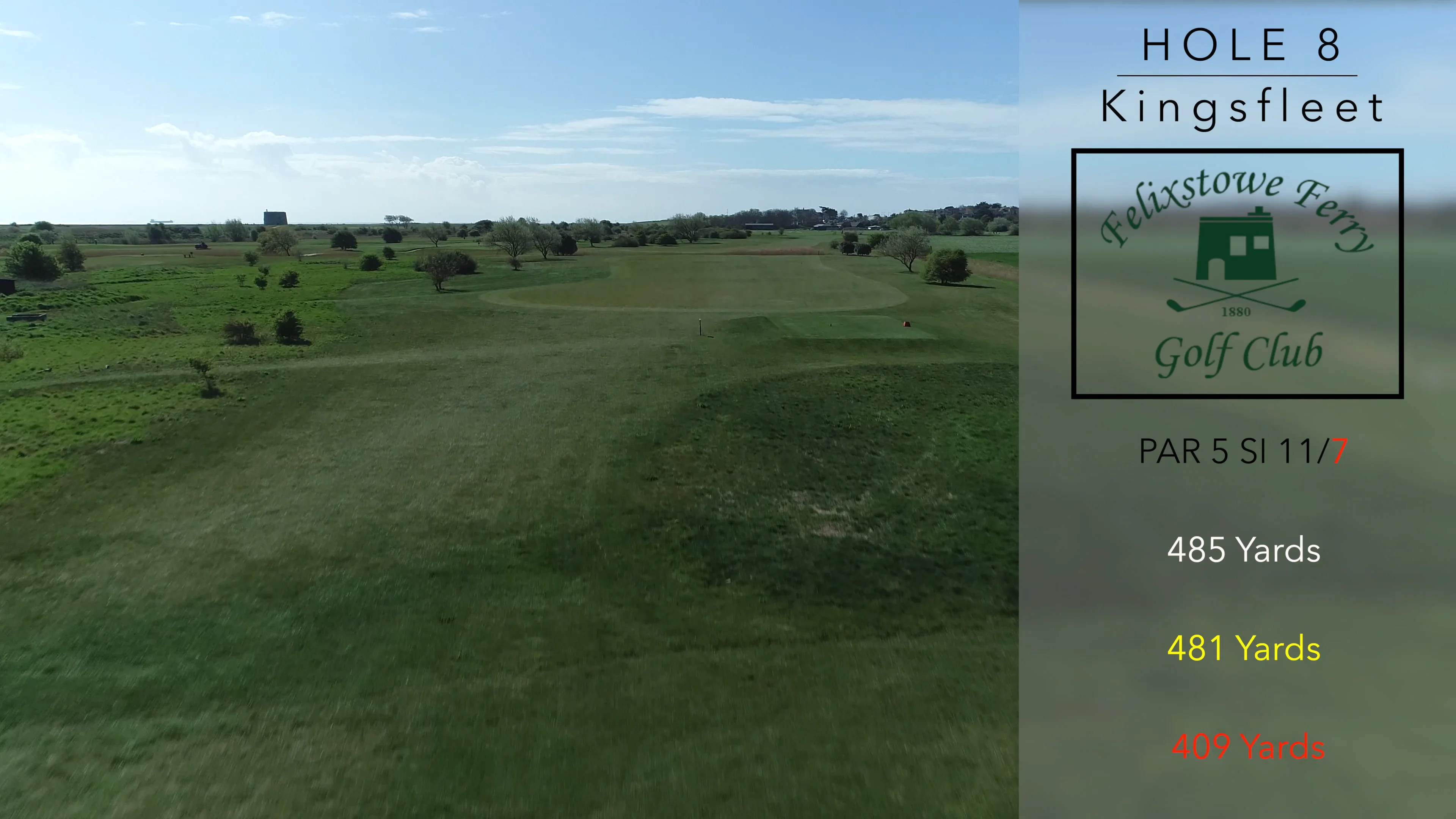 Felixstowe Ferry Golf Club Flyovers - FFGC Hole 08 Kingsfleet on Vimeo