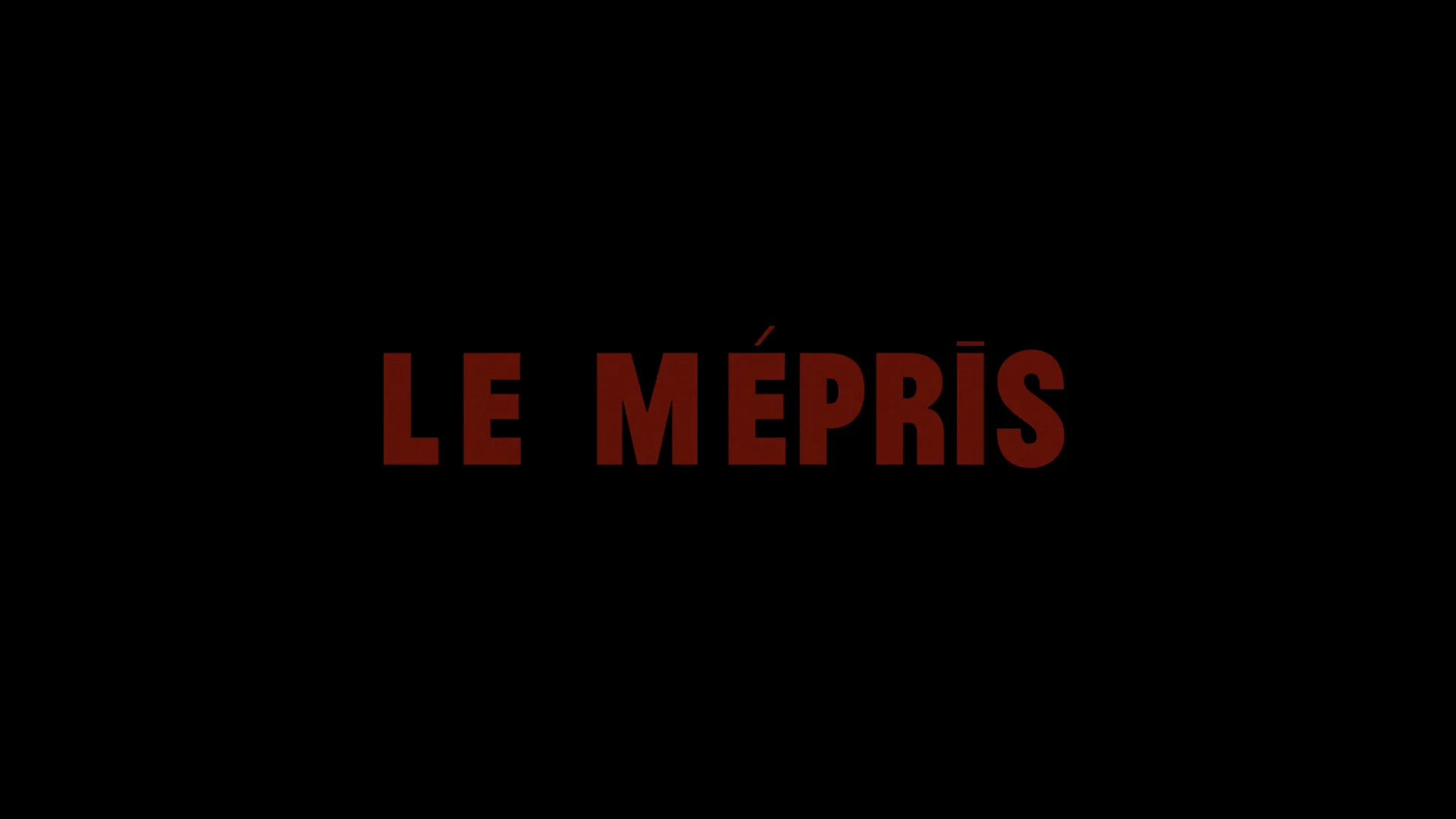 Opening - Le Mépris on Vimeo