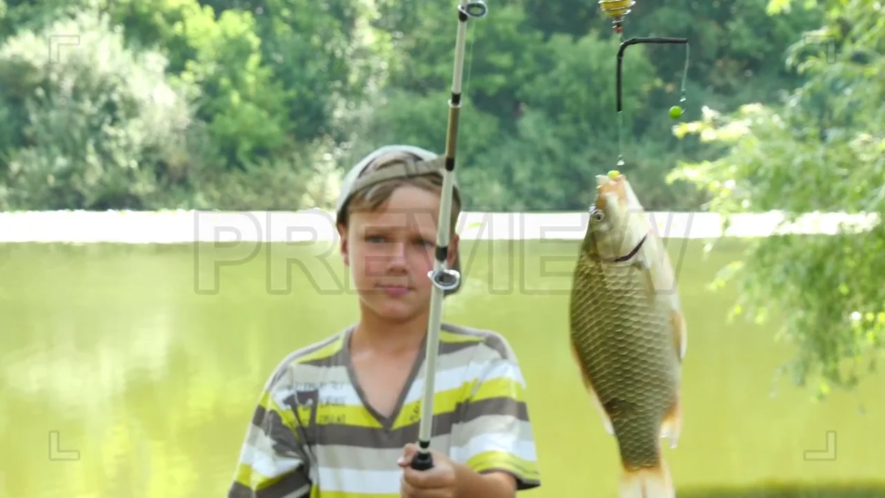 Catching Fish Stock Video on Vimeo