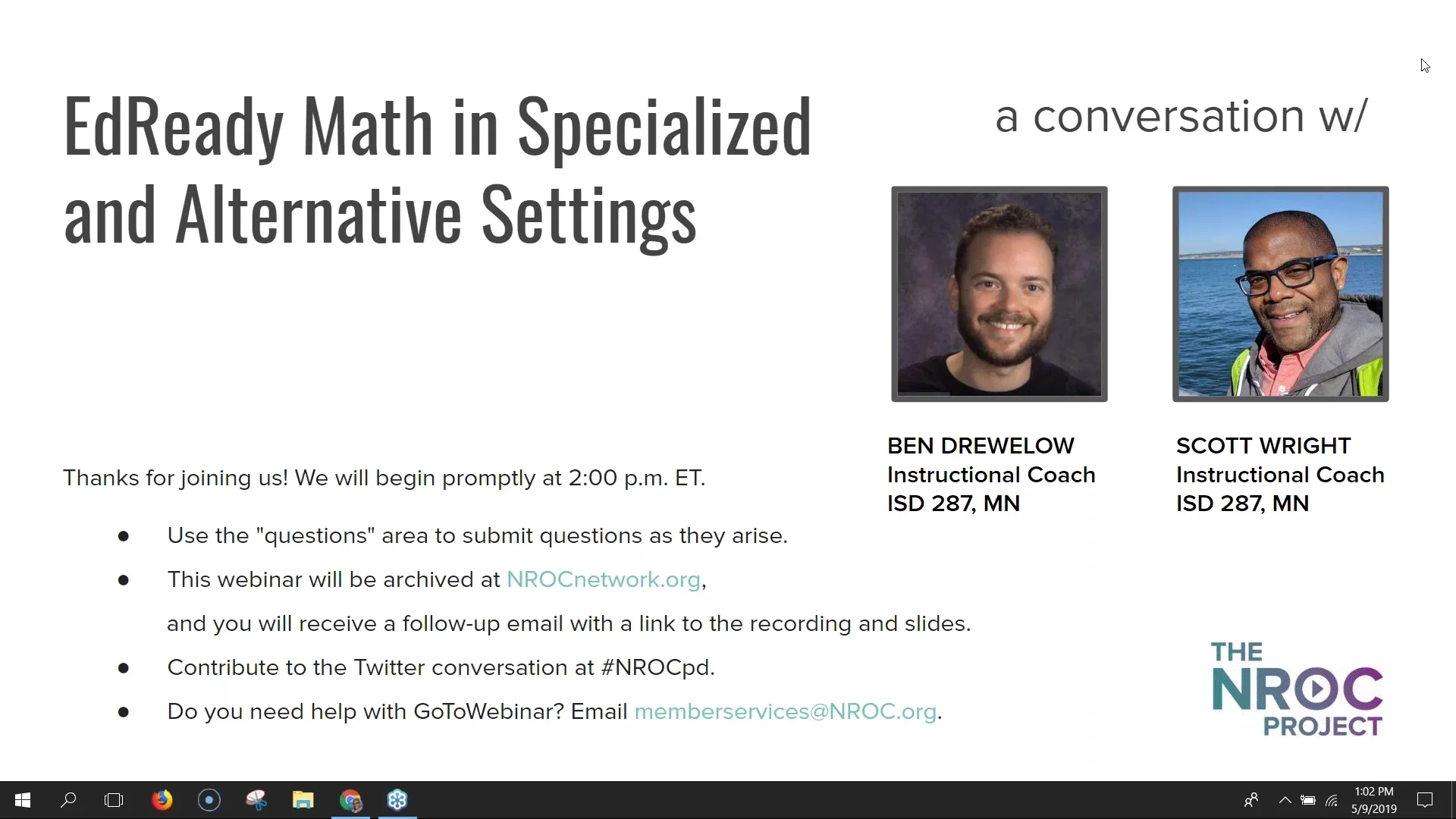 Applying EdReady Math in Specialized and Alternative Settings 5/9/19 on ...