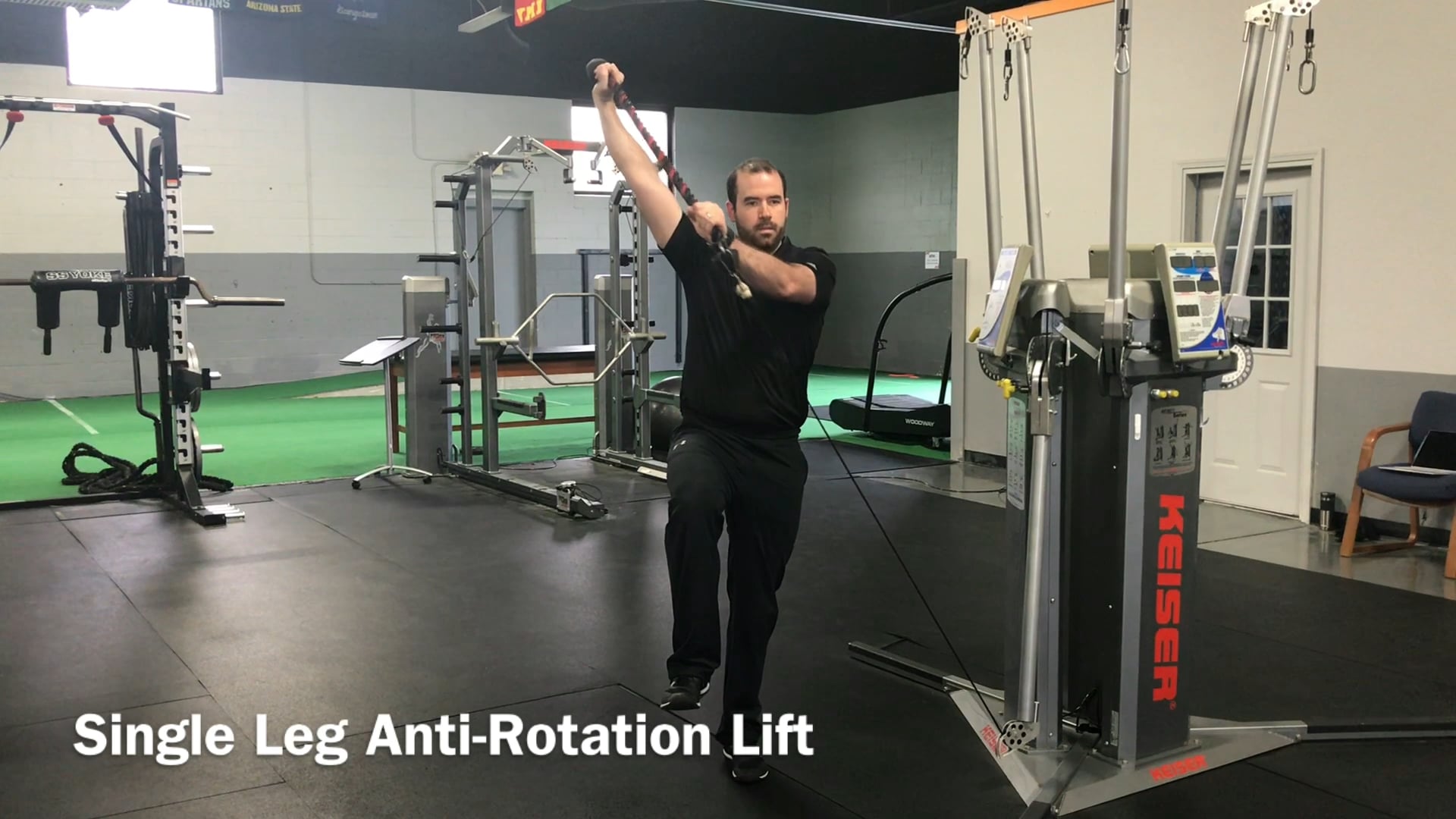 Single Leg Anti-Rotation Lift on Vimeo
