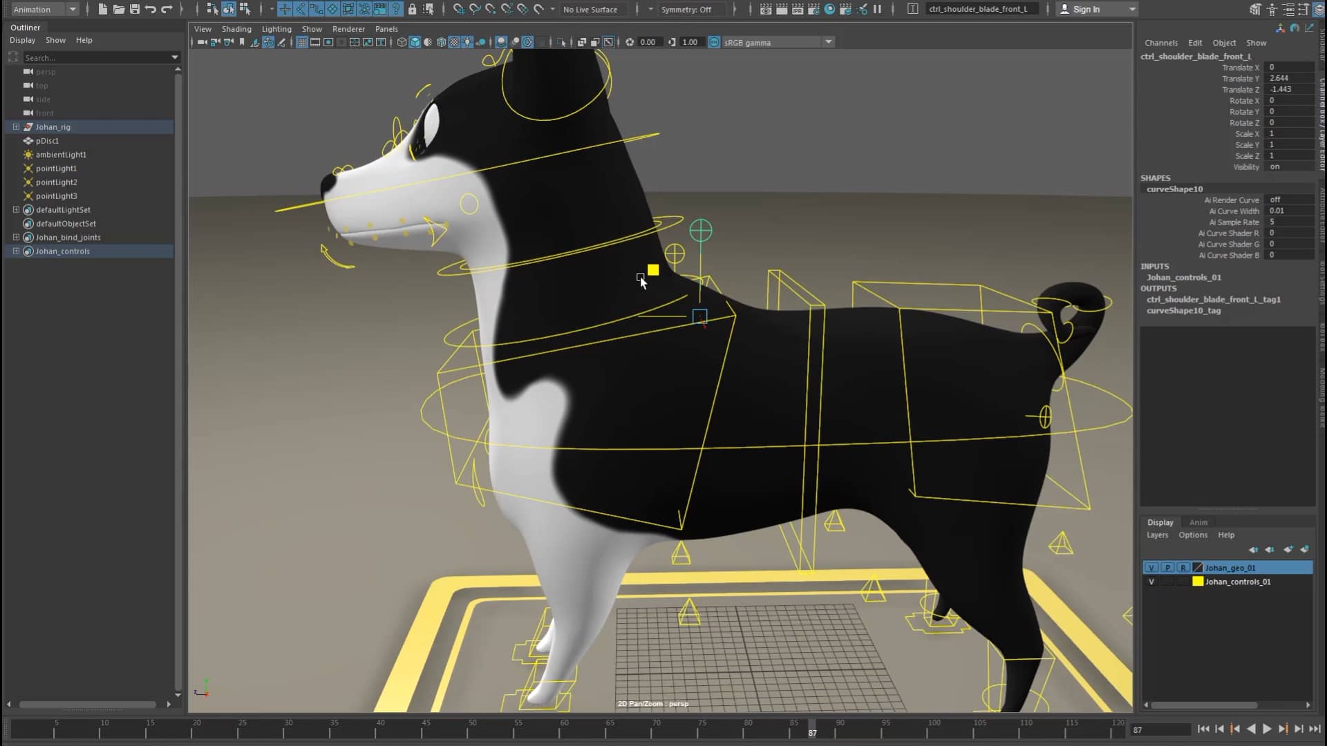 johan the dog rig demo on Vimeo