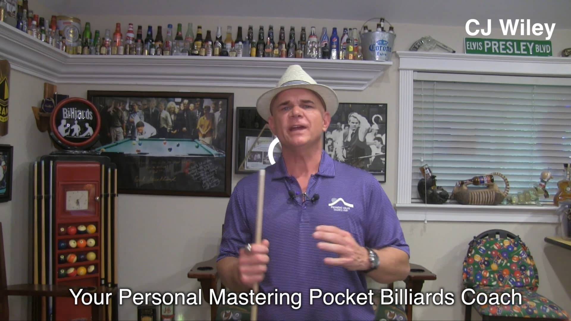 Your Personal Mastering Pocket Billiards Coach CJ Wiley on Vimeo