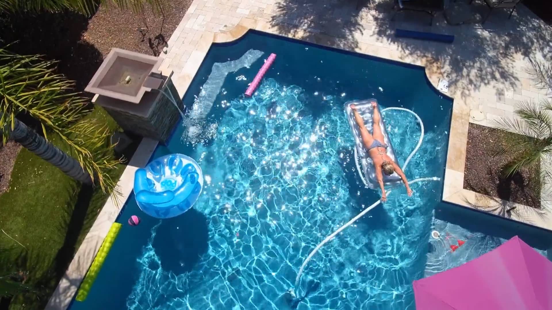 Sexy Wife in Bikini Playing in Pool on Vimeo