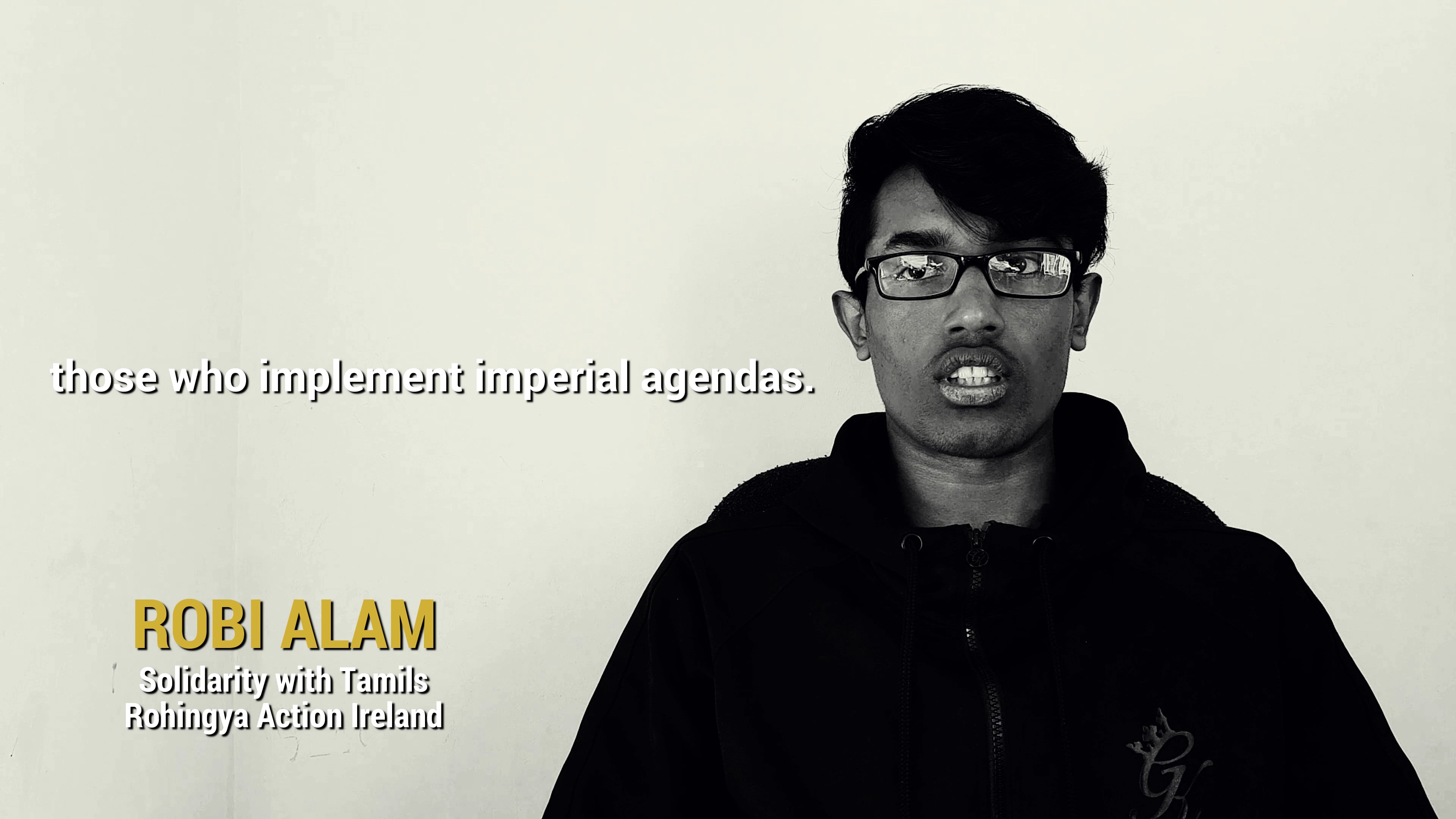 Robi Alam - Solidarity with Tamils on Vimeo
