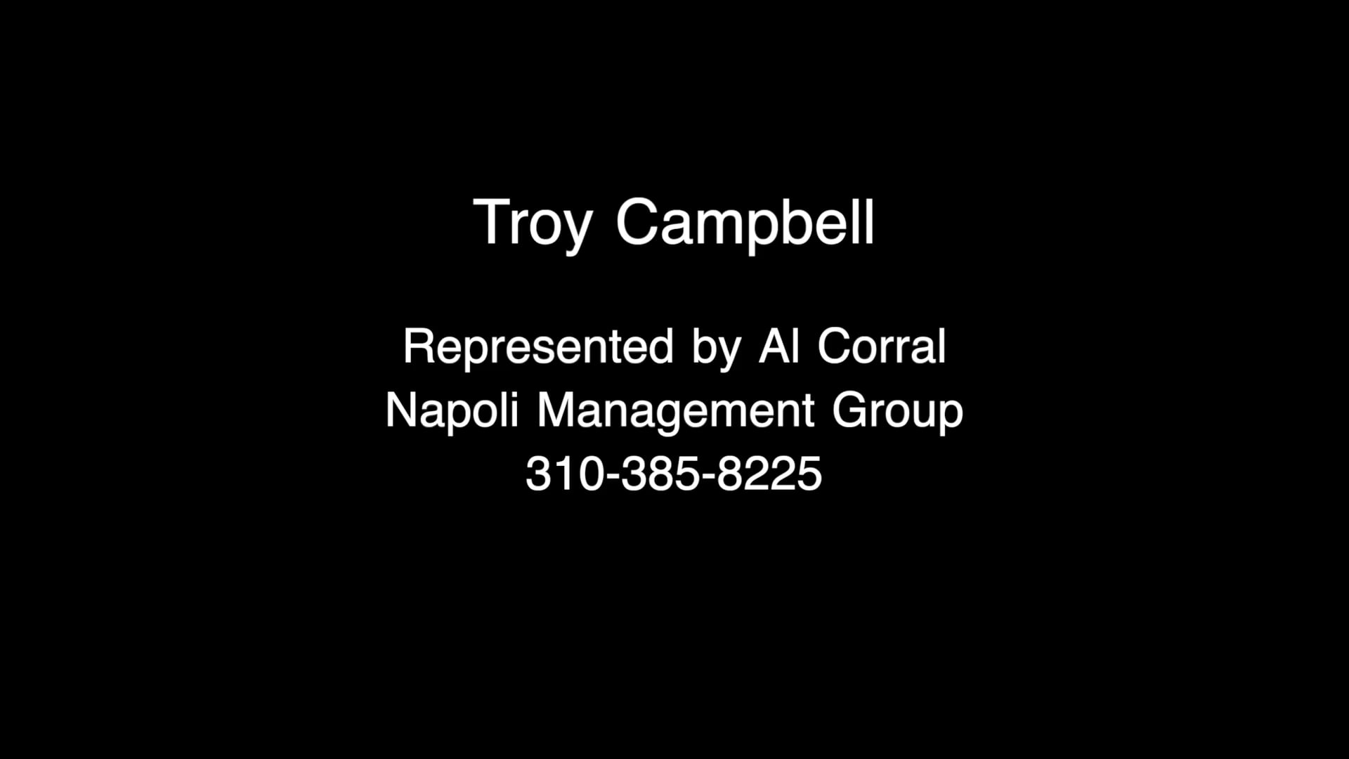 Troy Campbell - Troy Campbell - Montage on Vimeo