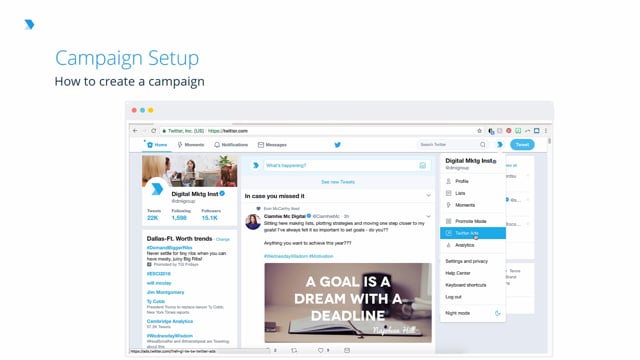 Campaign Setup - Digital Marketing Lesson - DMI
