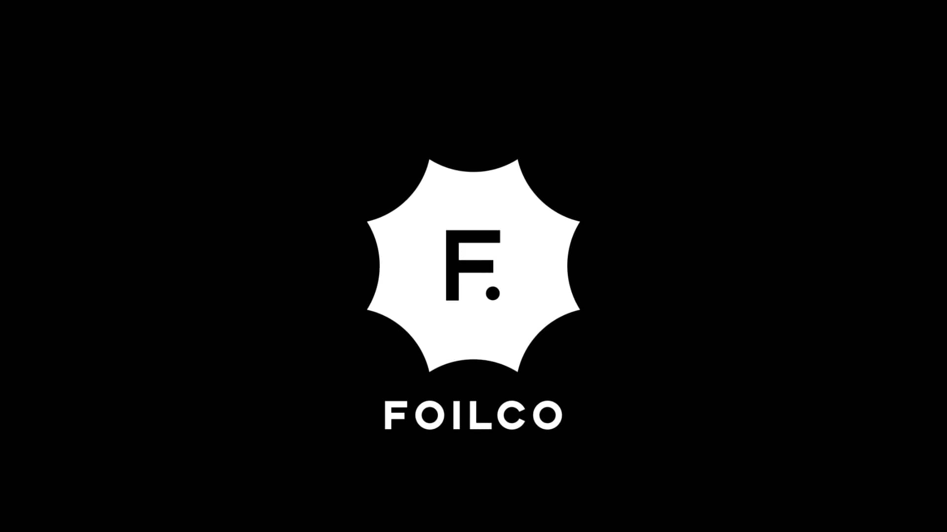 Foilco - Brand Identity Reveal Video on Vimeo