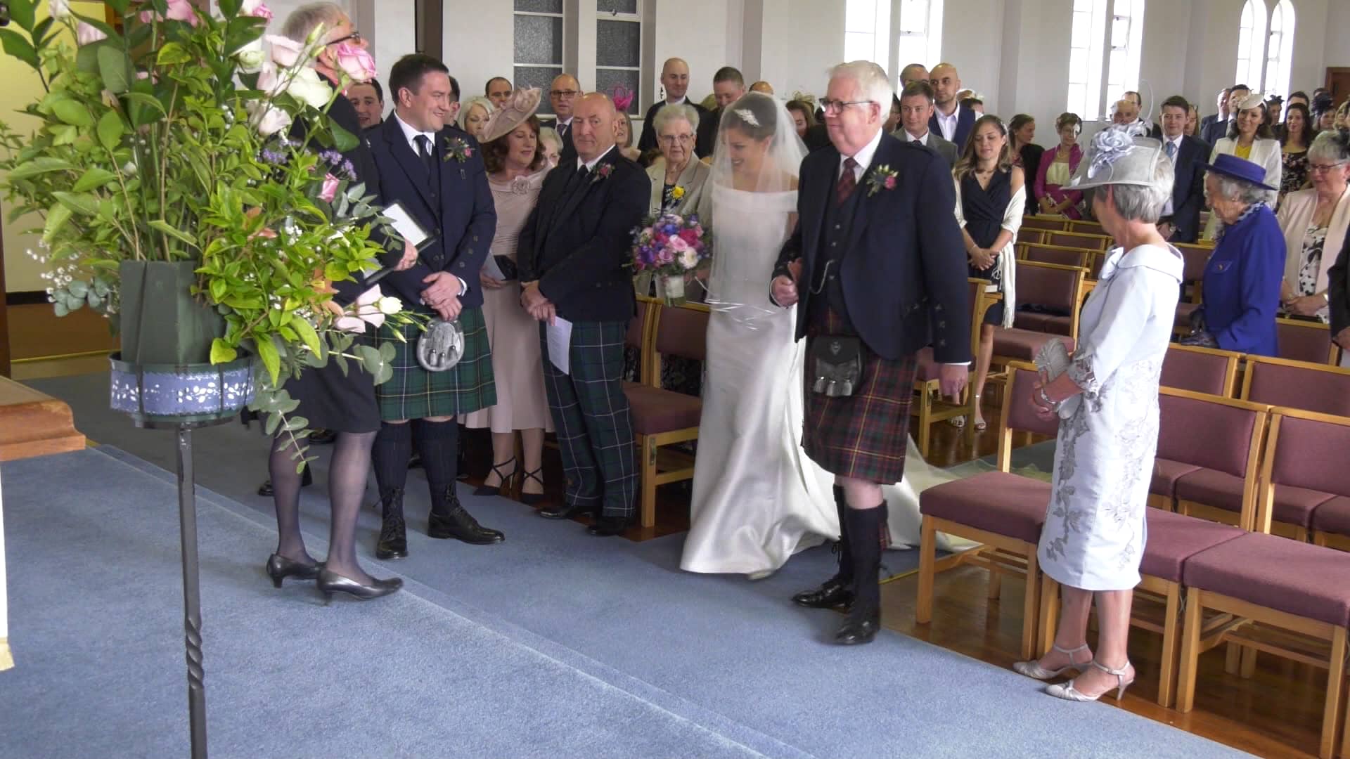 Mr and Mrs Robinson' wedding at Westerton Parish Church and Mar Hall on ...