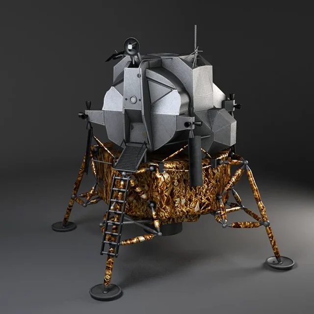 3d Lunar Lander Model