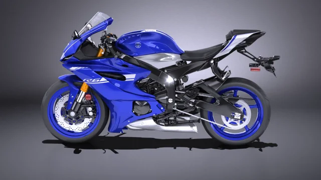 Yamaha R6 Blue Lights