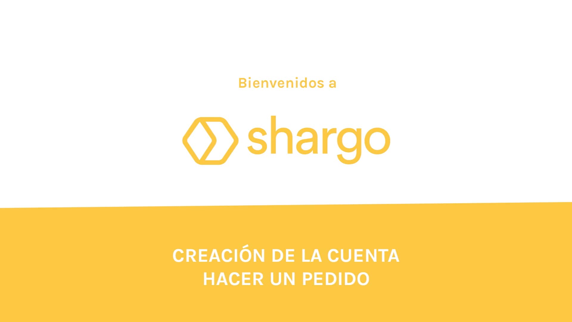 SHARGO: Creación de la cuenta / Hacer un pedido on Vimeo