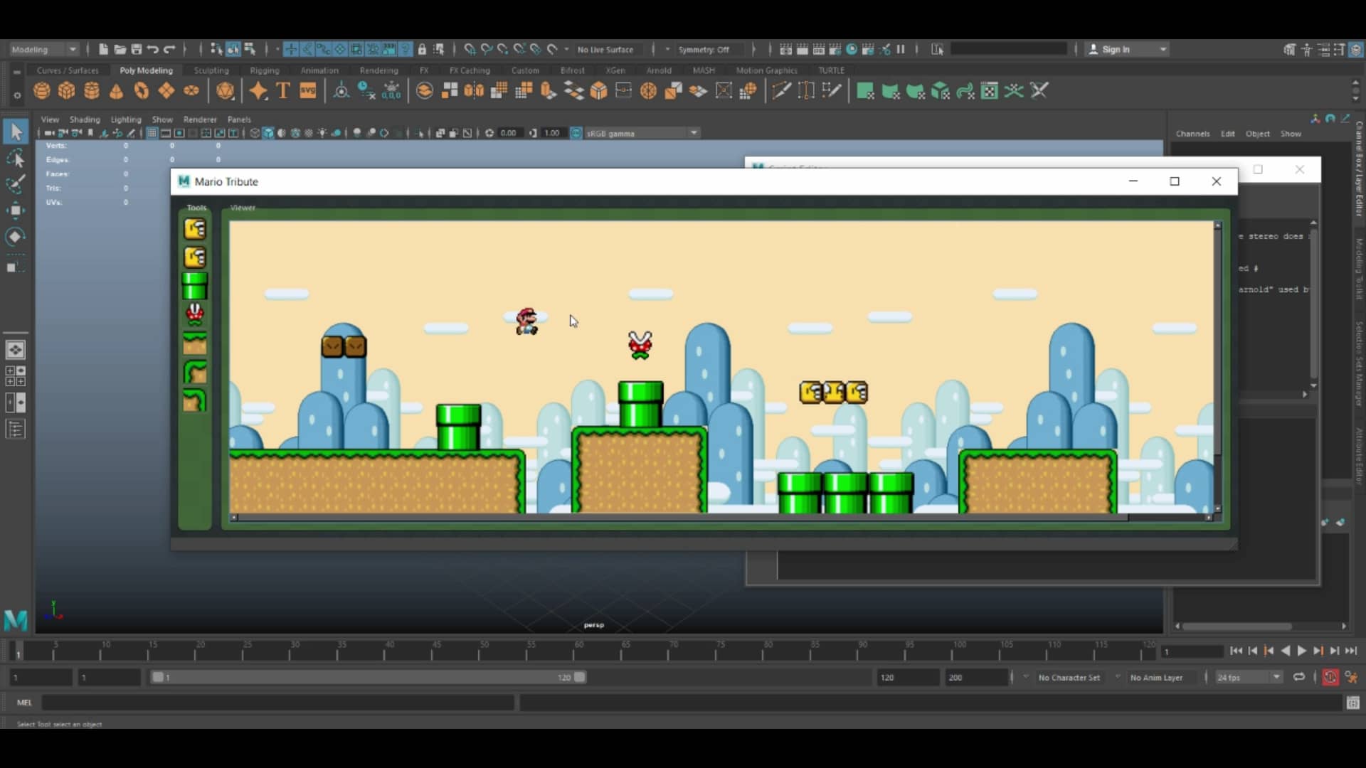 Super Mario World Maker for Autodesk Maya on Vimeo