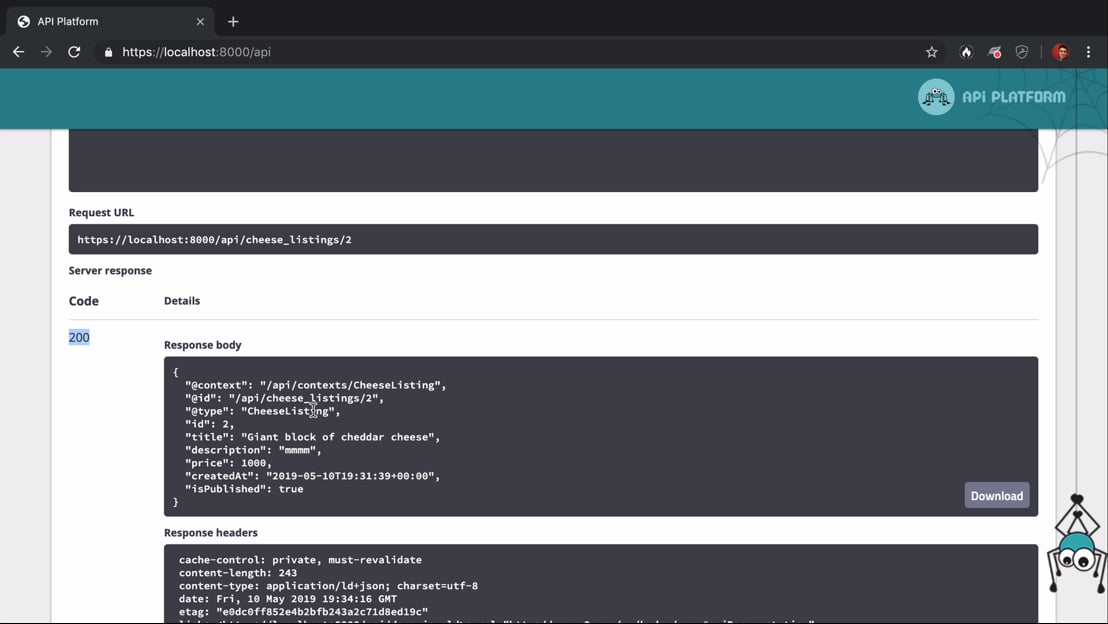 Swagger Instant Interactive Api Docs Api Platform Serious Restful