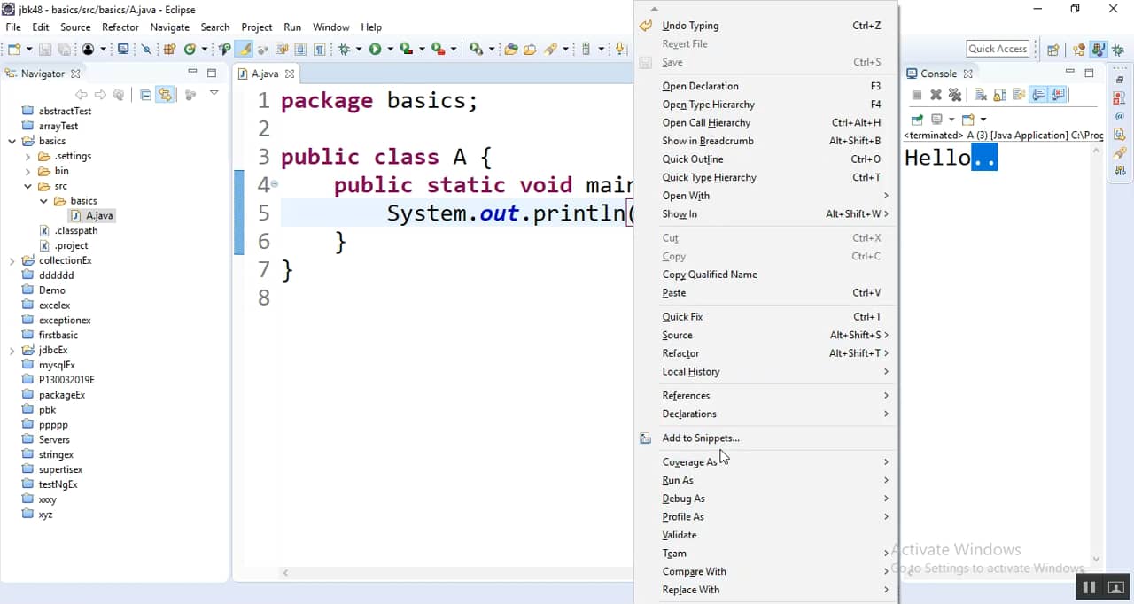 Java Classes in Pune ! JAVA By Kiran on Vimeo