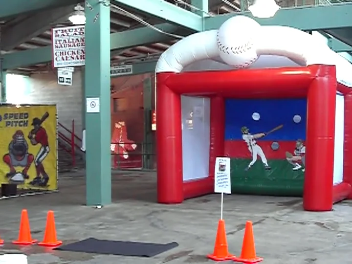 Inflatable MVP Baseball with Speed Pitch at Fenway Park (in Big ...