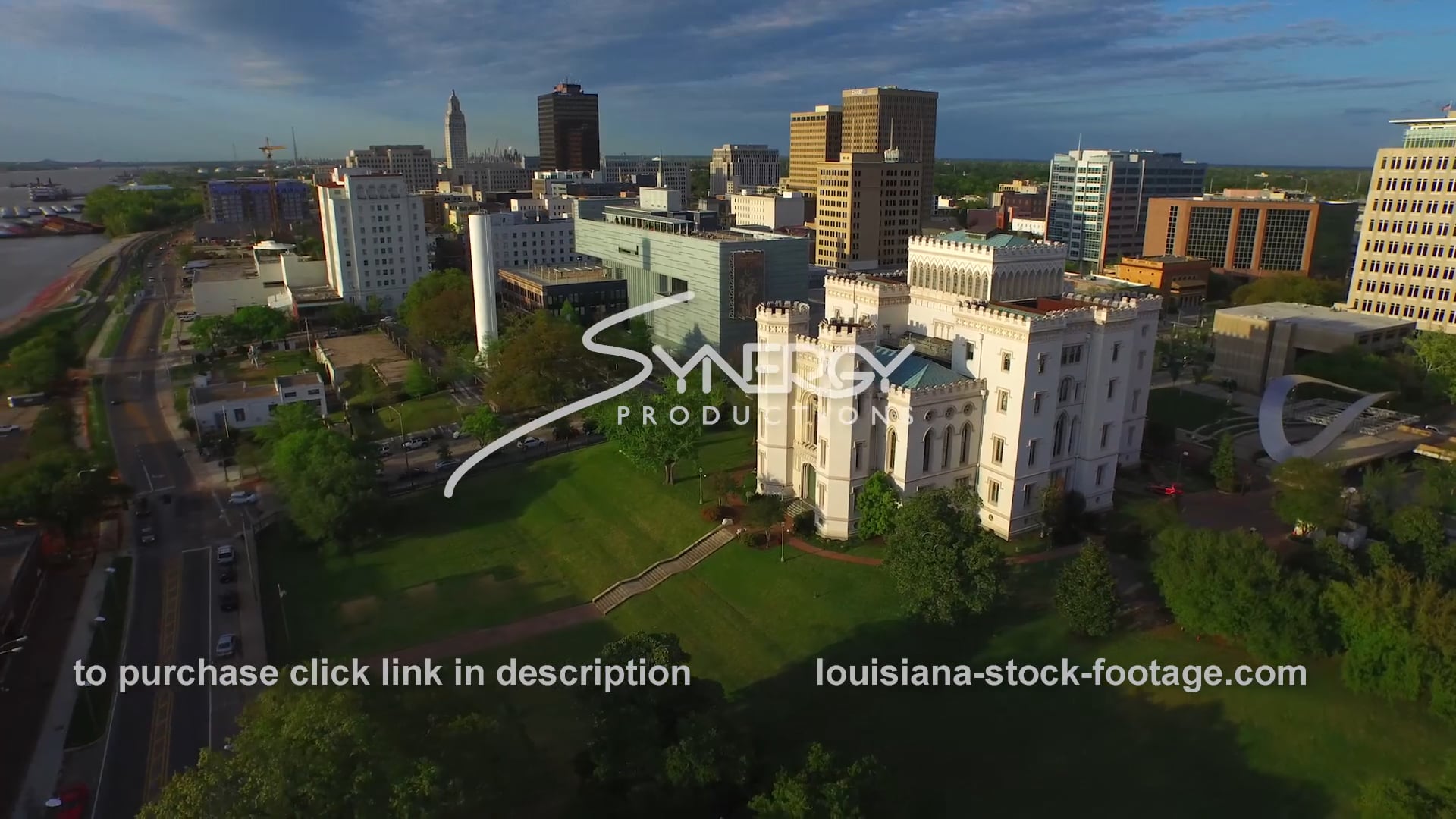 196 Nice view of downtown baton rouge skyline video stock footage on Vimeo