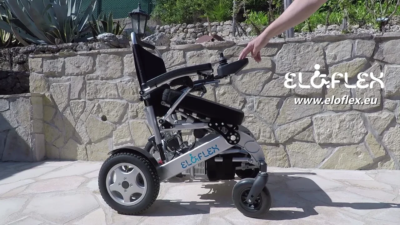 Eloflex Model P - folding power wheelchair on Vimeo